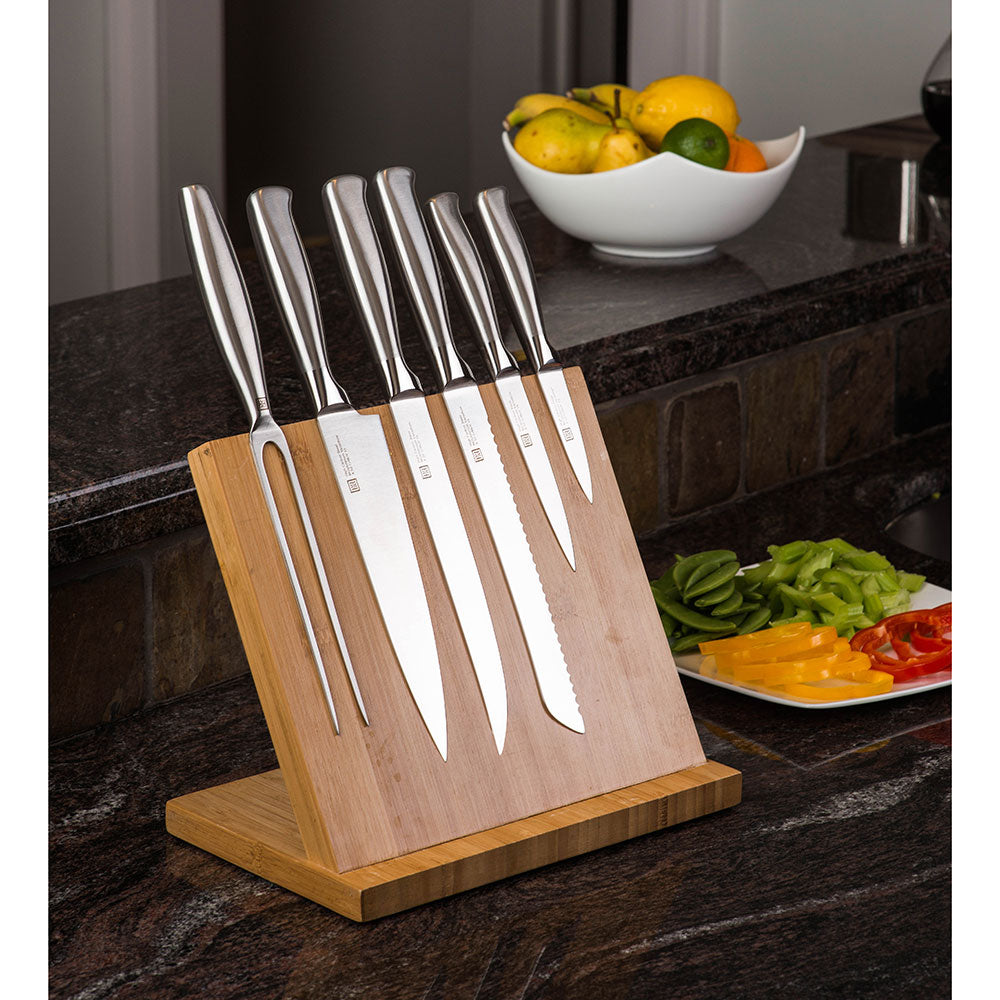Bamboo Magnetic Knife Block – Hutch Kitchen