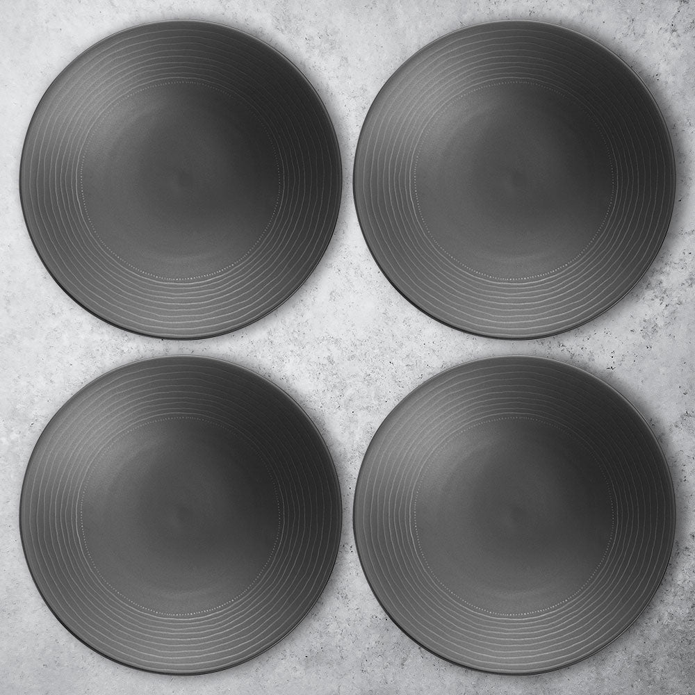 Striking Zen Porcelain Plate Set of 4 – Hutch Kitchen